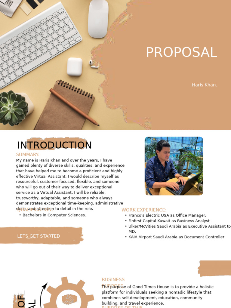 Virtual Assistant Proposal for Good Times House | PDF | Business ...
