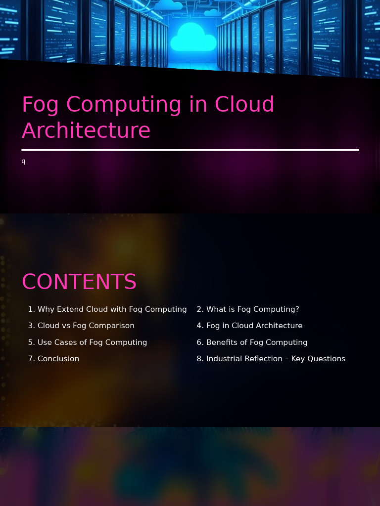 Understanding Fog Computing Benefits | PDF | Internet Of Things | Cloud ...