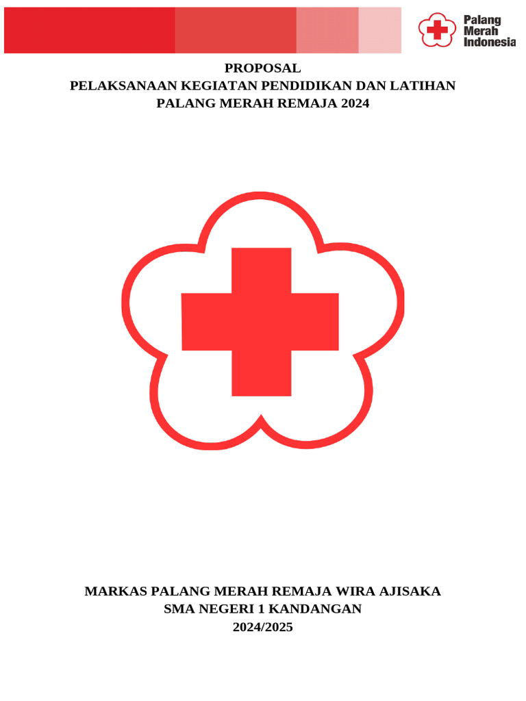 Proposal Kegiatan PMR Wira Ajisaka 2024 | PDF