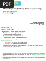Types of Industrial Vessel Supports | PDF | Welding | Construction