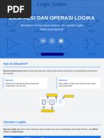 Operator Logika | PDF | Komputer | Teknologi & Rekayasa