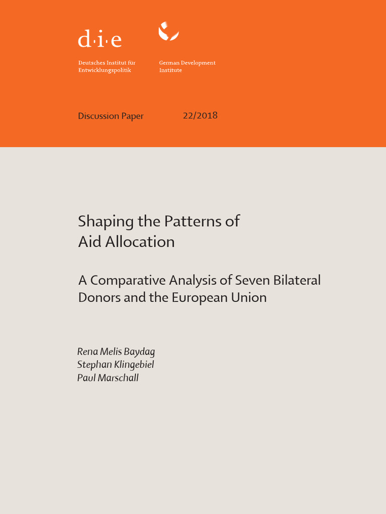 Shaping The Patterns of Aid Allocation | PDF | Official Development ...