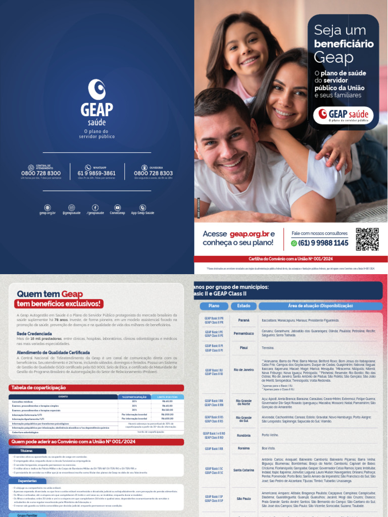 Planos GEAP para Servidores Públicos | PDF | Sistema de saúde