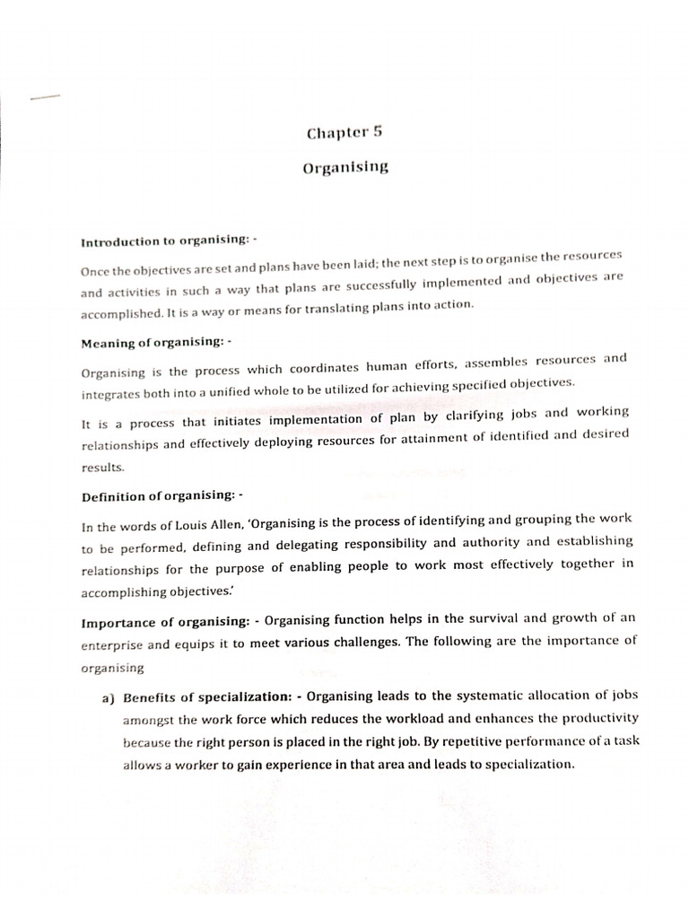 Business Studies Chapter 5 | PDF