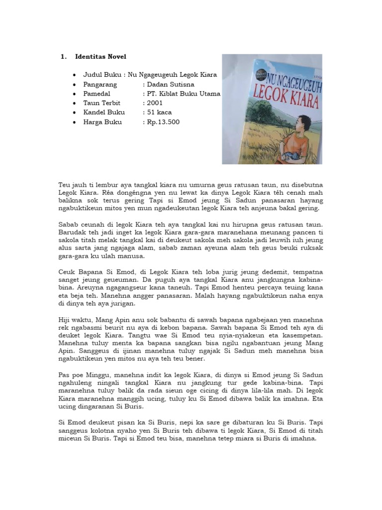 Novel Sunda | PDF