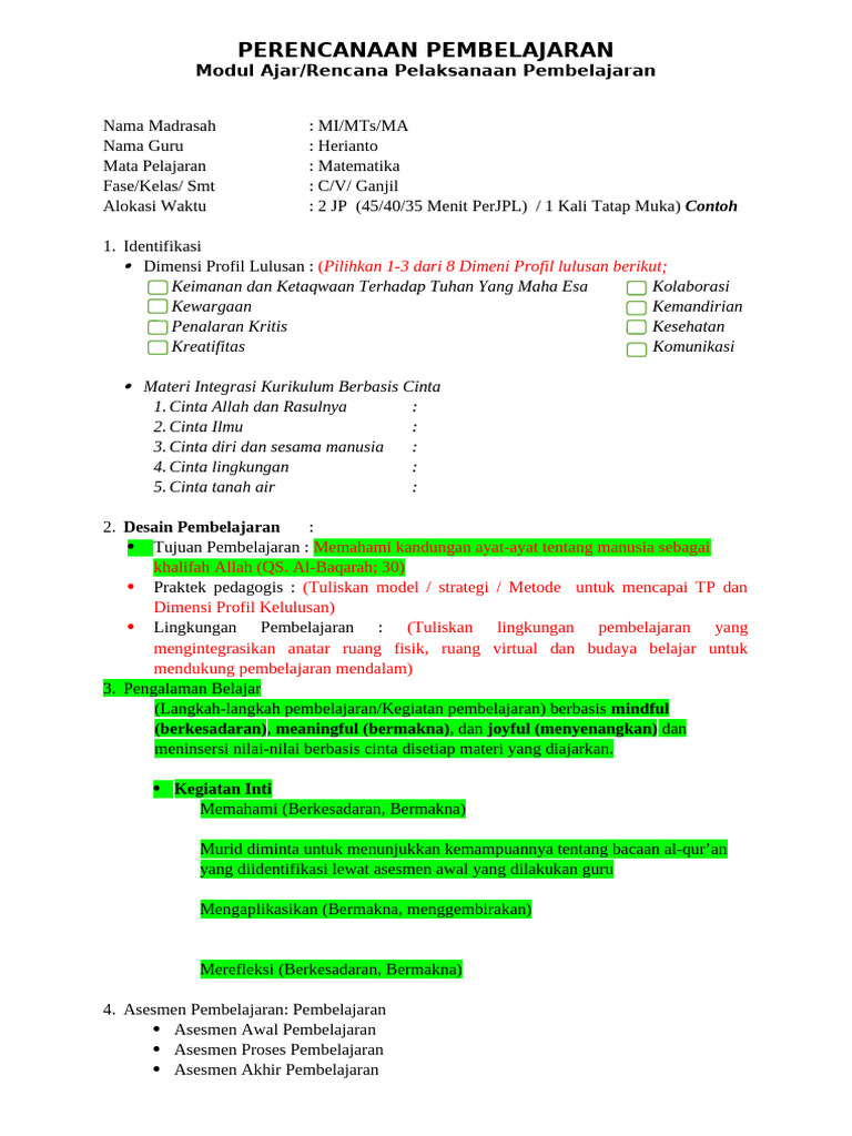Contoh Format Heri 2 | PDF