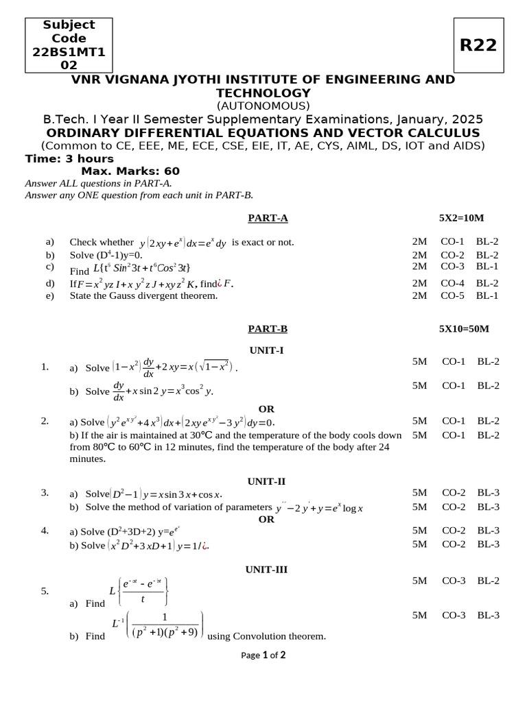 1748336954063_ODEVC | PDF | Multivariable Calculus | Mathematical Physics