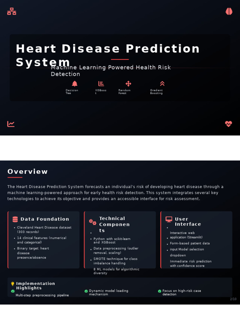 Heart Disease Prediction System | PDF | Machine Learning | Statistical ...
