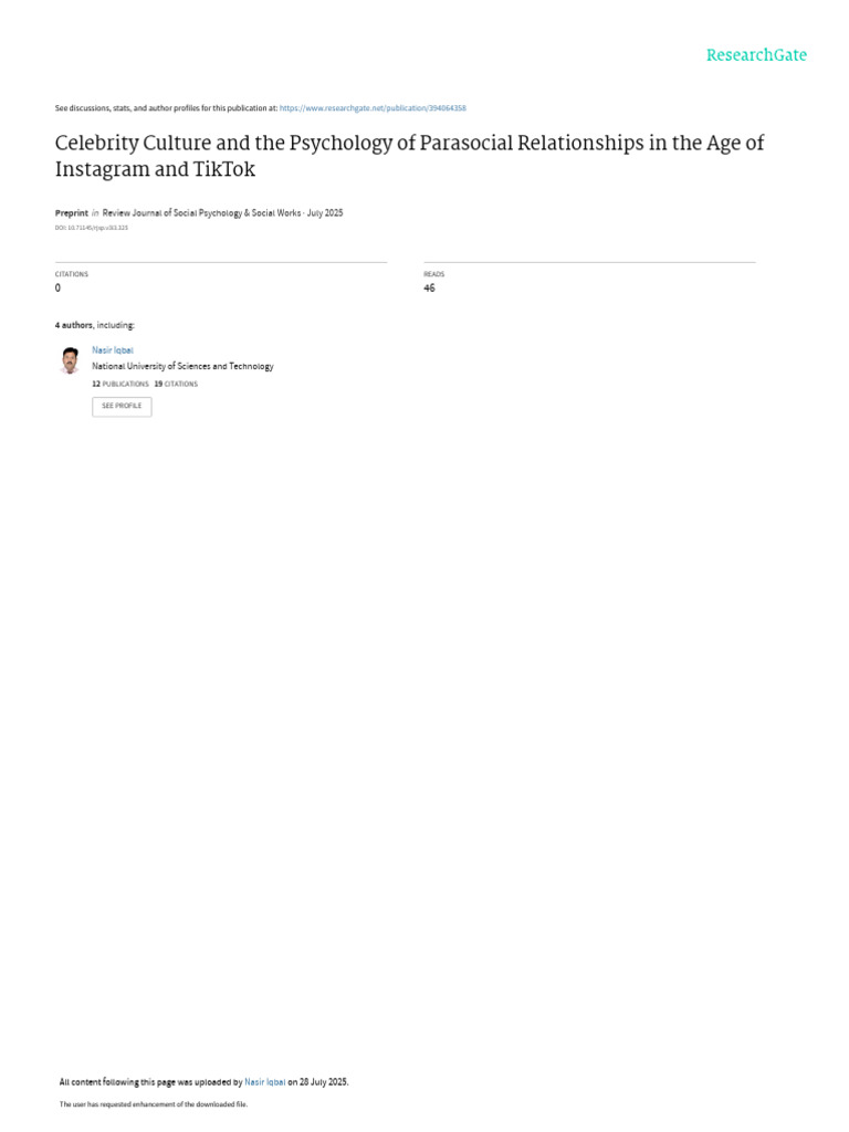 Dr. Nasir Iqbal1, Syed Hamza Javaid Bukhari2, Muhammad Ashfaque 2025 ...