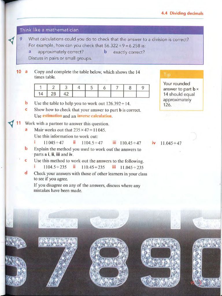 Questions of GR 6 Math CAIE Text-86!90!5 | PDF