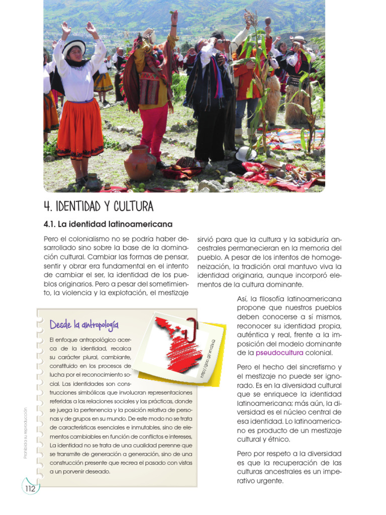 3 Identidad y Cultura | PDF | Multiculturalismo | America latina