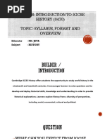 Cambridge IGCSE History 0470 Syllabus 2024-2026 | PDF