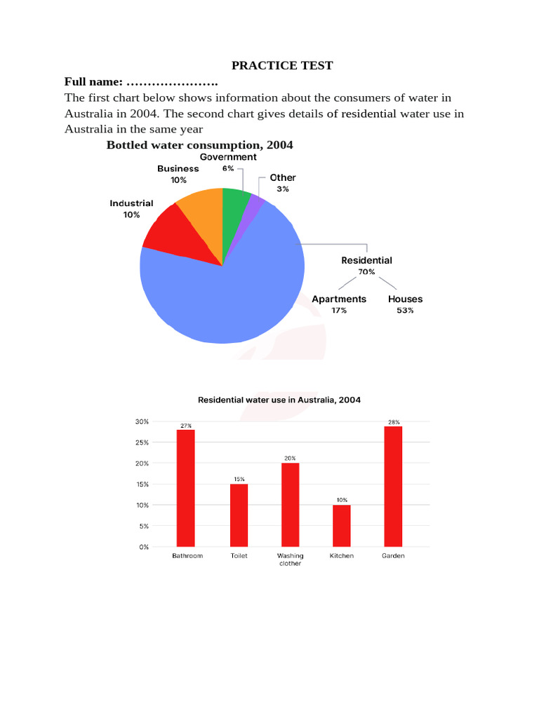 Two Charts Essay Handout | PDF
