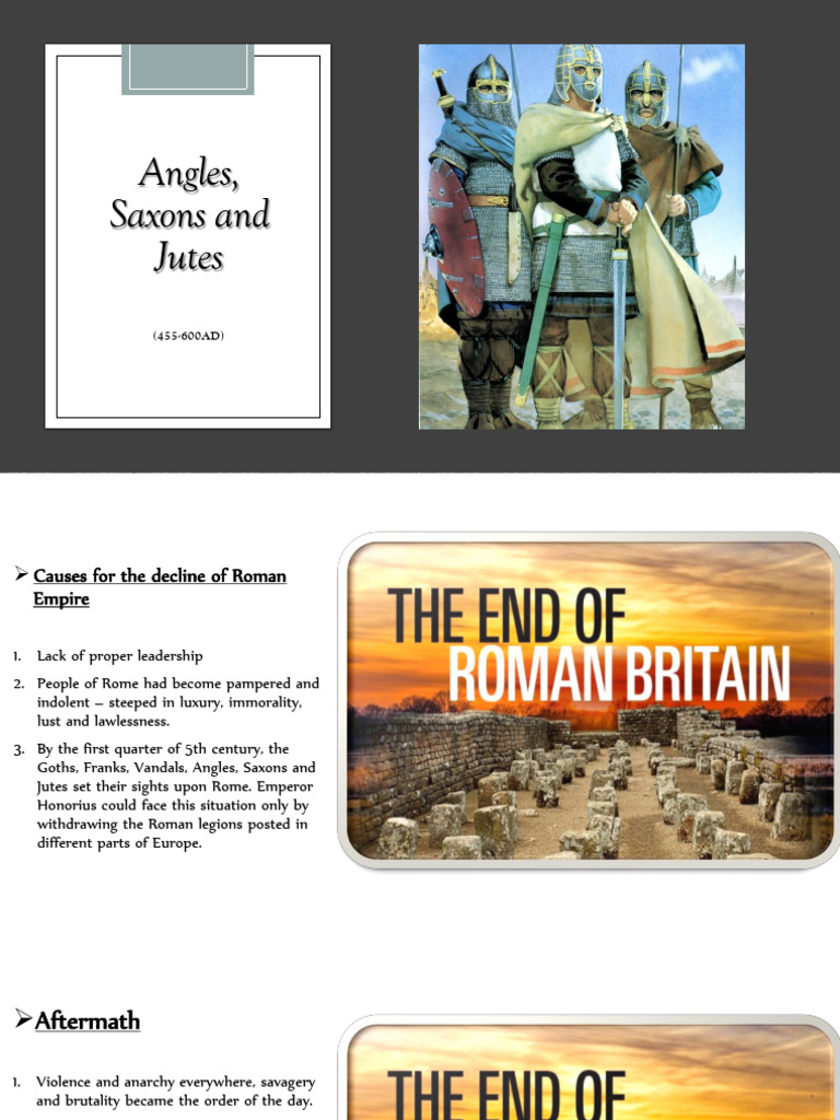 The Rise of Angles, Saxons, and Jutes | PDF | Saxons | Anglo Saxon England