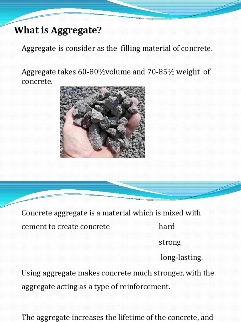 Aggregates | PDF