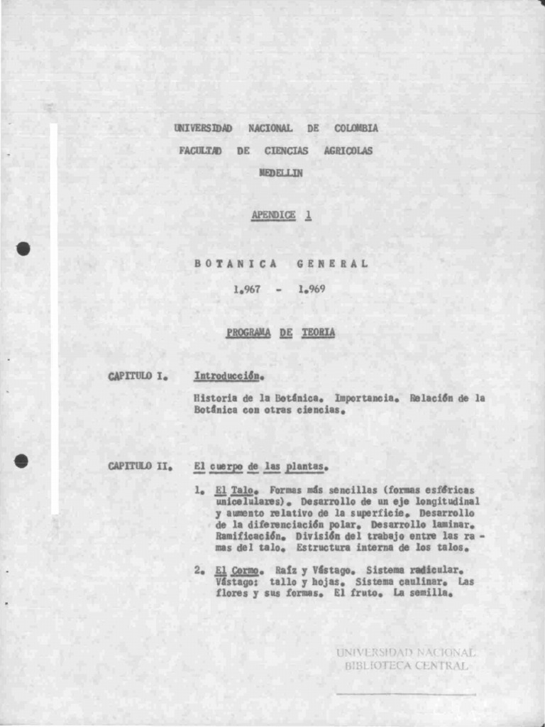 Introducción a la Botánica General | PDF | Tallo de la planta | Raíz