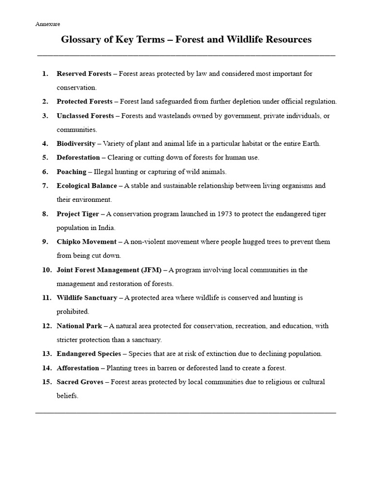 Glossary Geo C2 | PDF
