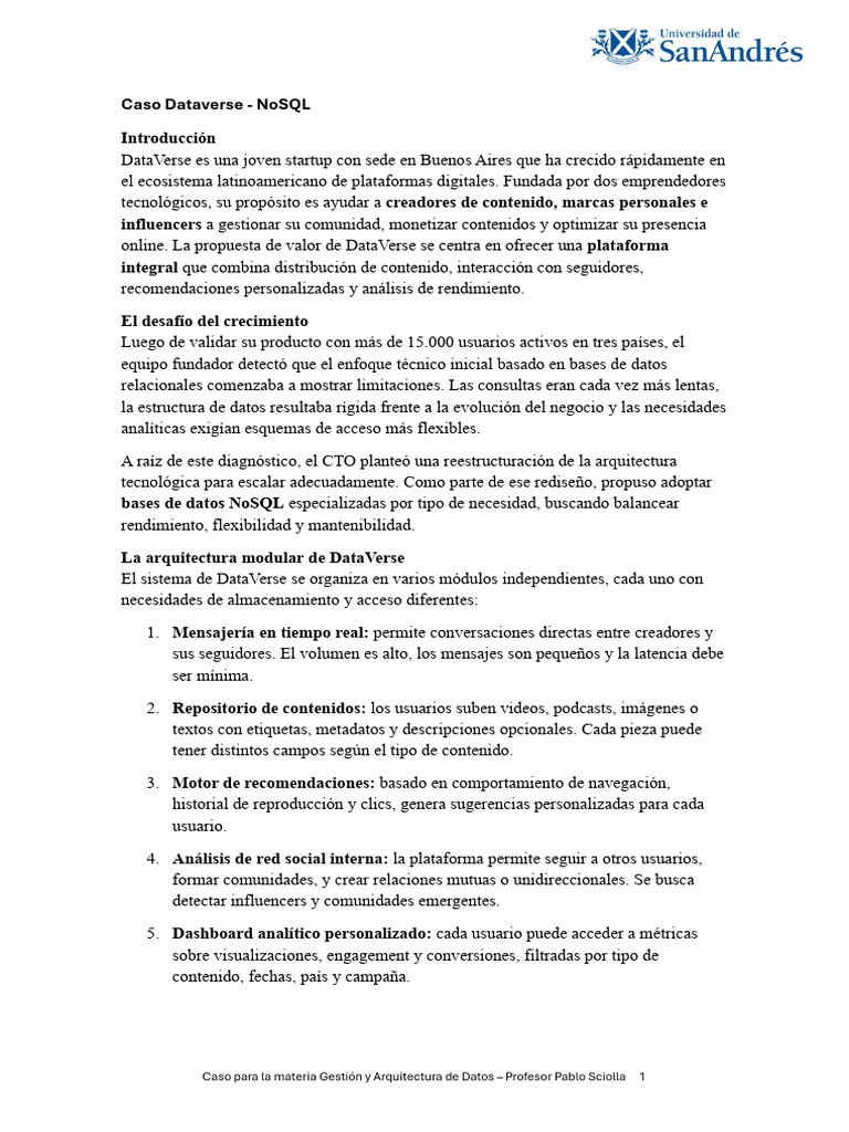 Práctica NoSQL v2 | PDF | Bases de datos | No Sql