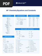 AP Chemistry Periodic Table and Formula Sheet 2024 | PDF | Acid ...