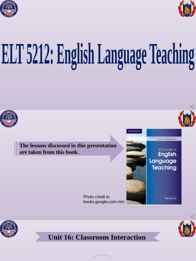 Unit 16b Classroom Interaction | PDF | Classroom | Education Theory