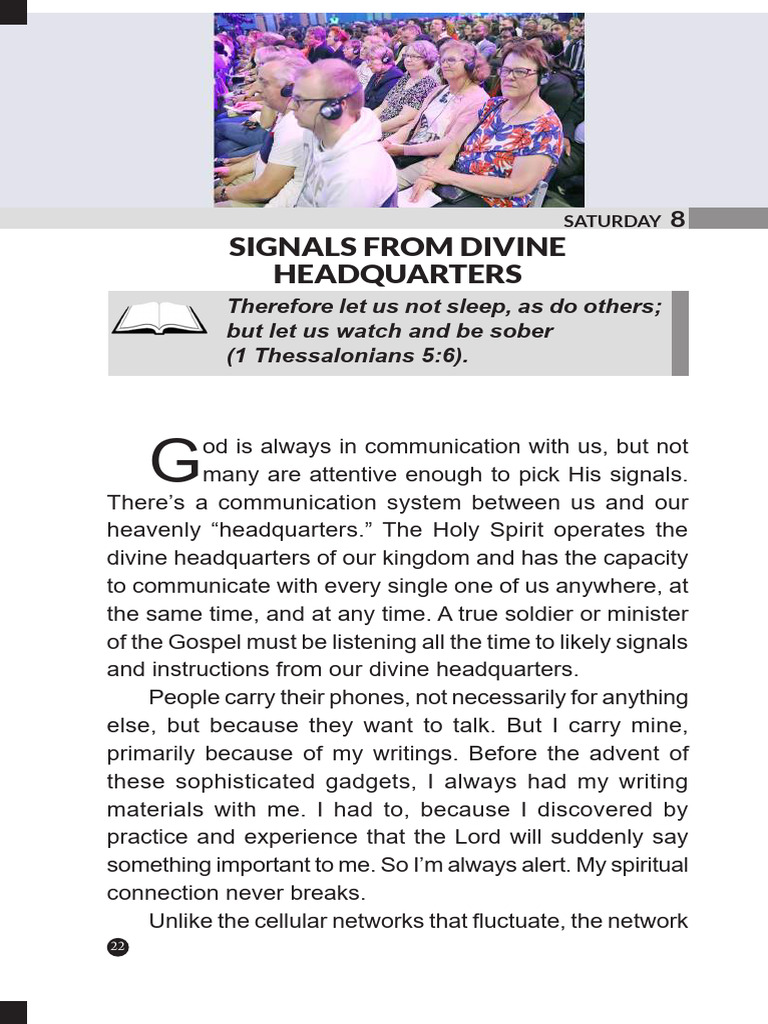 Signals From Divine Headquarters | PDF | Prayer | Holy Spirit