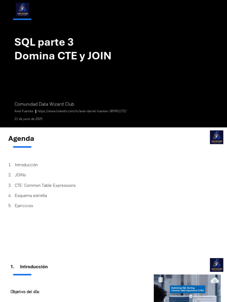 Cte Join Wizard | PDF | Bases de datos | Gestión de datos
