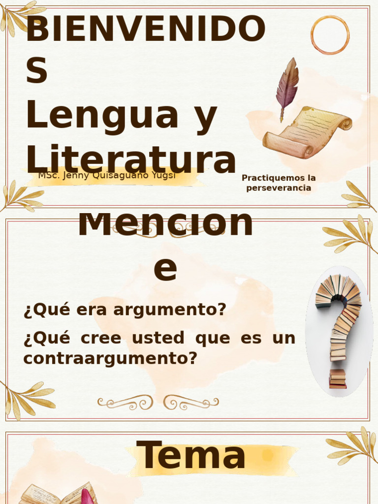 Argumentos y Contraargumentos | PDF