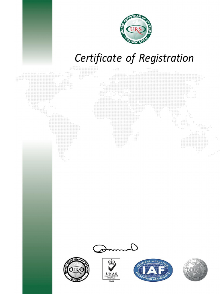 DNB Marlow ISO 27001 Certificate | PDF