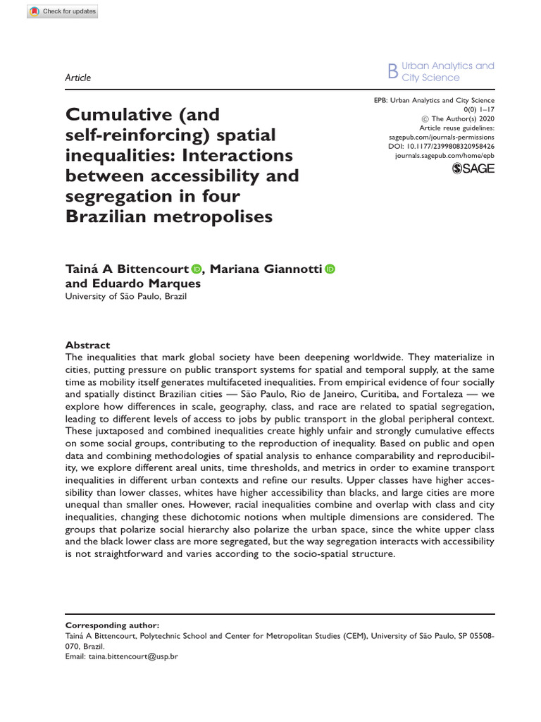 Cumulative and segregation | PDF | Economic Inequality | Discrimination & Race Relations