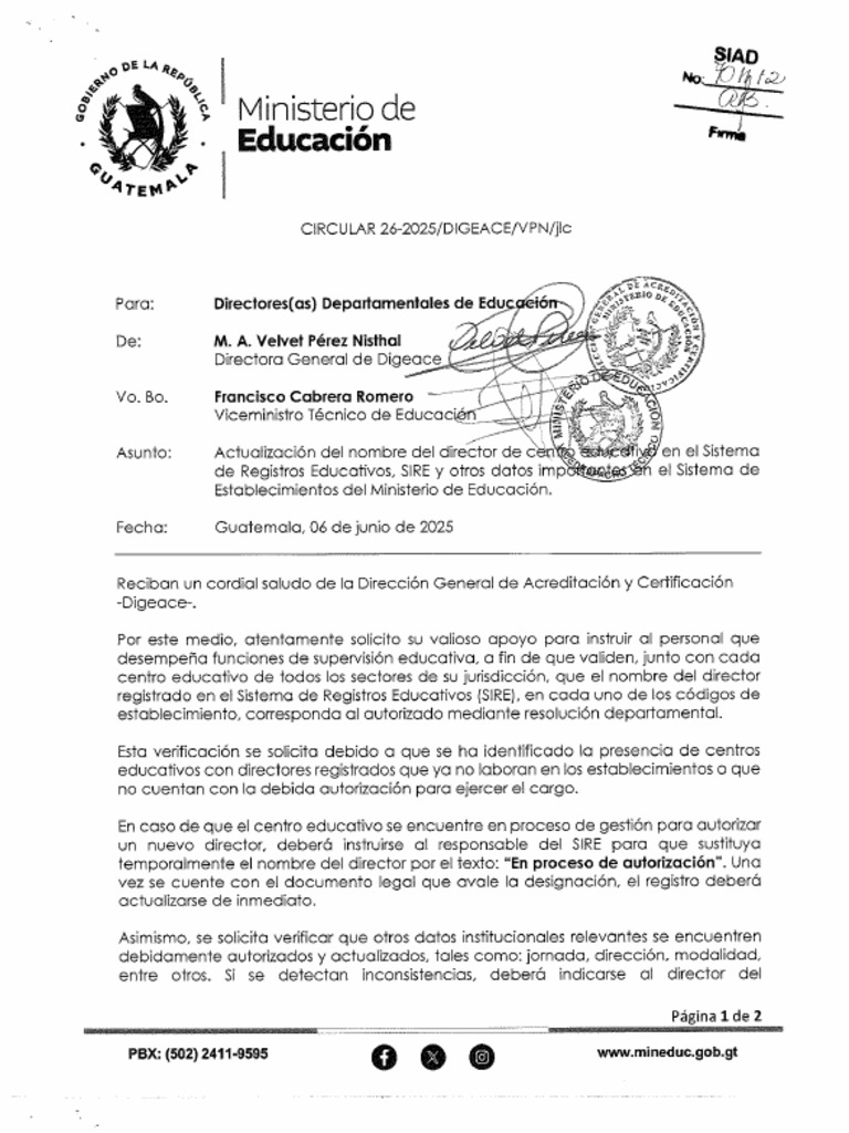 Circular 26 2025 Digeace VPN JLC | PDF