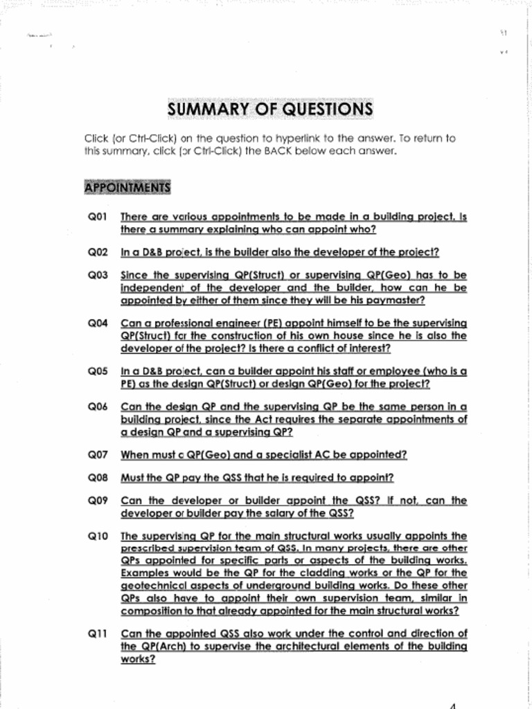 PPE Summary of Question - Part 1 | PDF
