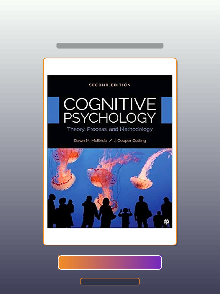 Cognitive Psychology Theory Process and Methodology 2nd Edition Ebook ...