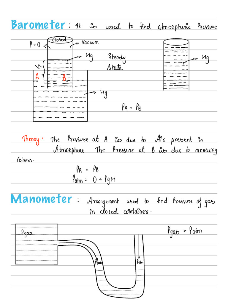 3.barometer (Toricelli) | PDF