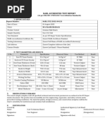 RO Water Quality Test Report 2023 | PDF | Bacteria | Chemical Compounds