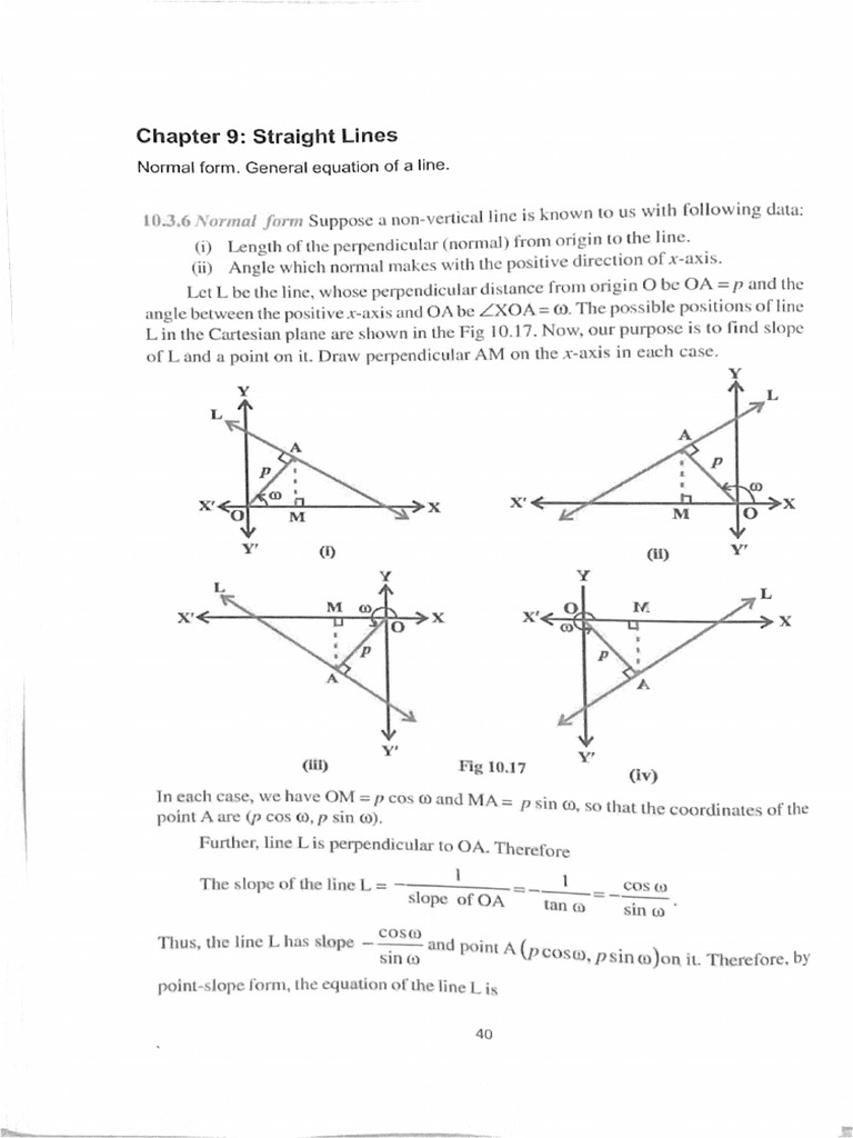 Straight Lines | PDF