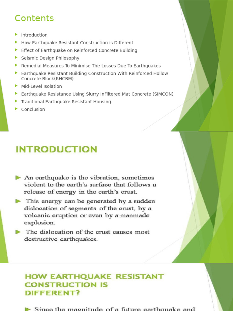 Earthquake Resistant Building Design | PDF