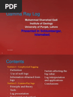Gamma Ray Log Interpretation Guide | PDF | Physics | Radioactive Decay