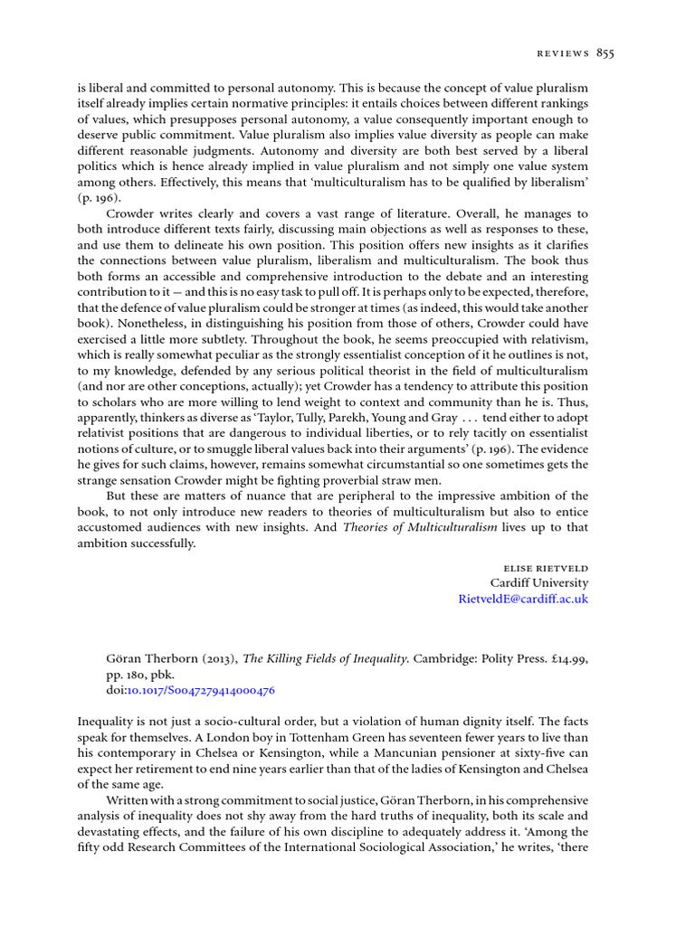 The Killing Fields of Inequali | PDF | Economic Inequality ...
