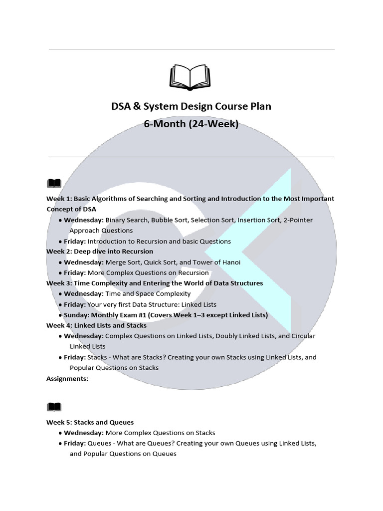 1753745426797-DSA & System Design Curriculum | PDF | Dynamic Programming | Theoretical Computer ...