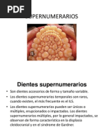 Dientes Supernumerarios: Diagnóstico y Extracción | PDF | Diente ...