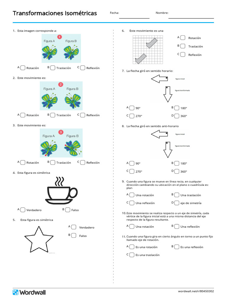 Transformaciones Isométricas en Matemáticas | PDF | Rotación ...