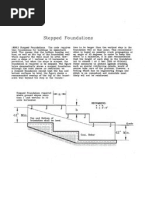 Typical Stepped Footing Details | PDF | Architectural Design | Architecture