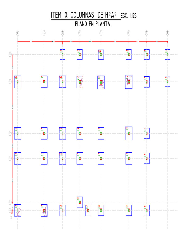 columnas planta | PDF