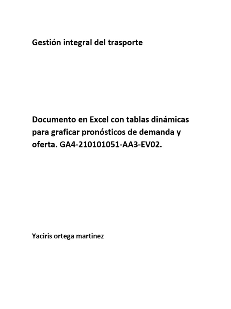 Documento Exel 4 | PDF | Oferta y demanda | Oferta (economía)