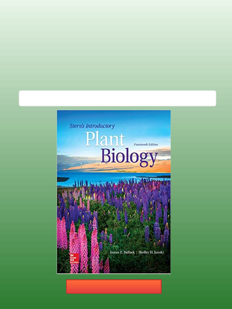 (Ebook PDF) Stern's Introductory Plant Biology 14th Edition by James ...