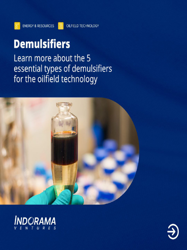 Demulsifiers 1721060091 | PDF