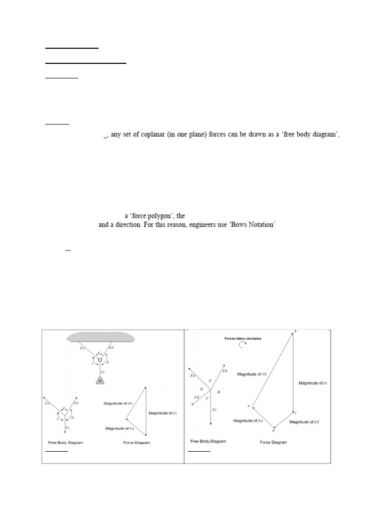 Polygon Law of Forces Experiment Guide | PDF | Force | Angle