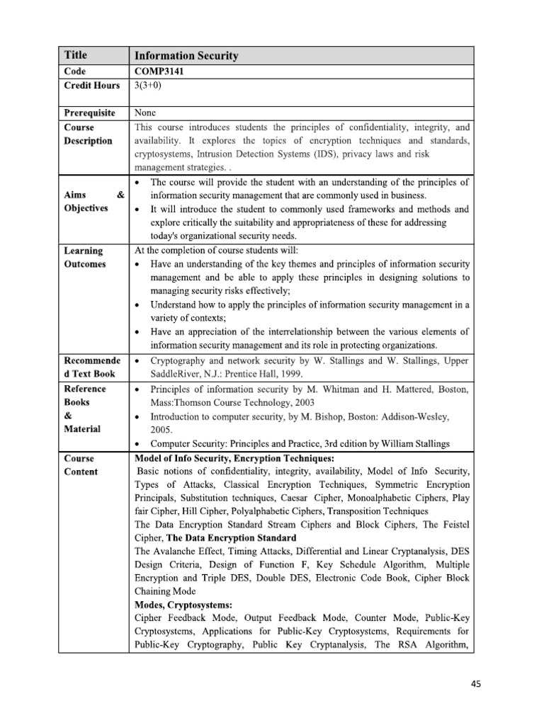 Information Security | PDF
