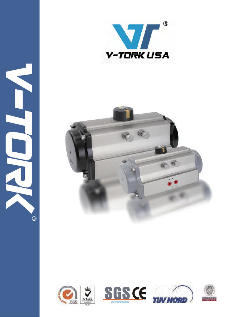 VTN Series Rack & Pinion Actuator Guide | PDF | Steel | Bearing ...