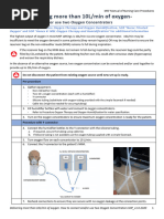 Administering Oxygen with Briggs T-Piece | PDF | Oxygen | Aerosol